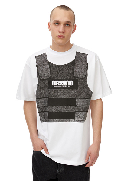 Mass Denim Bulletproof T-shirt white | Bludshop.com