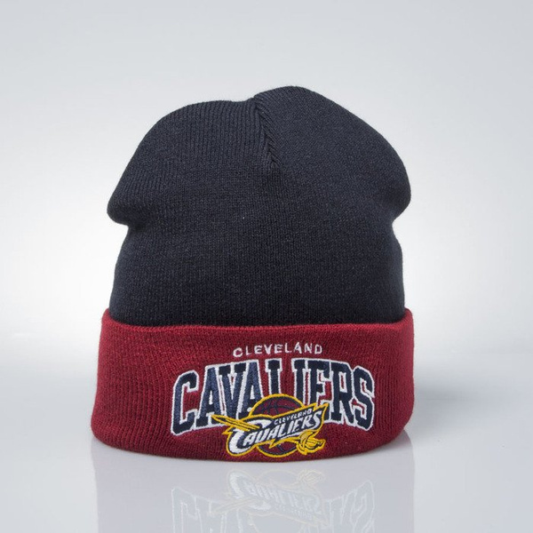 Mitchell & Ness winter baenie Cleveland Cavaliers black / burgundy ...
