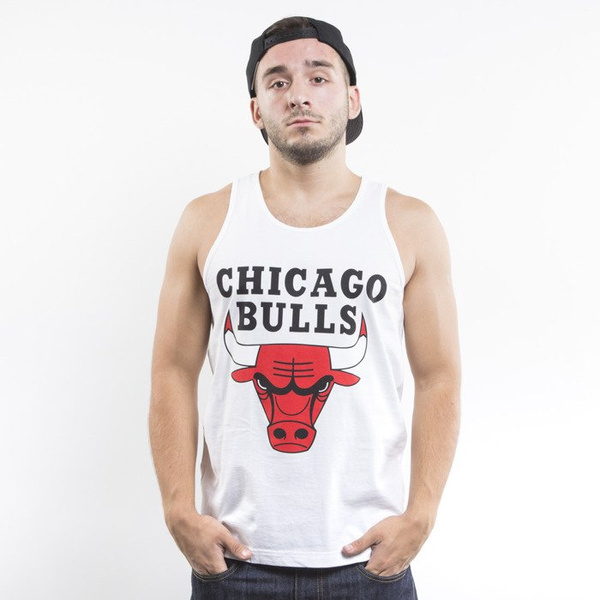 Mitchell & Ness tank top Chicago Bulls white Team Logo | Bludshop.com