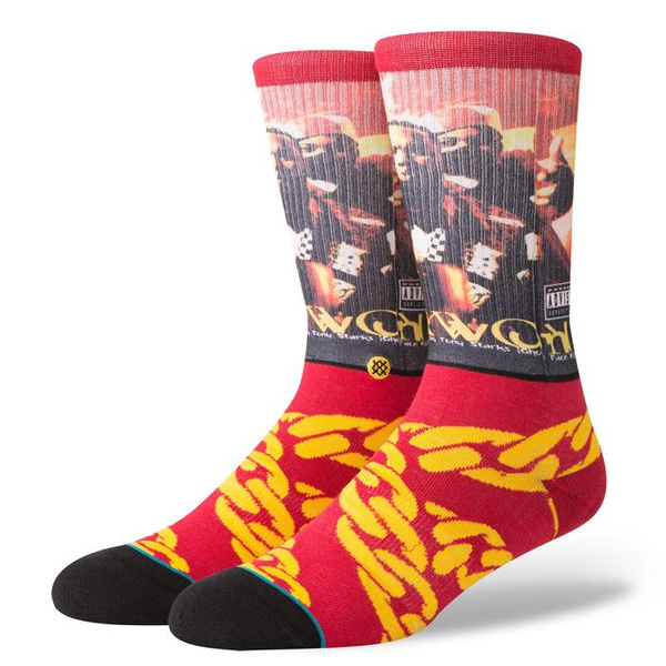 Stance socks Cuban Linx burgundy M545D18CUB | Bludshop.com