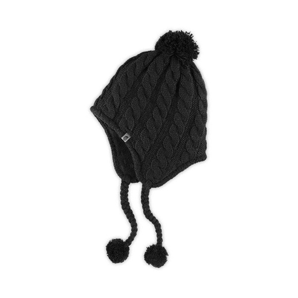The North Fuzzy Earflap Beanie WMNS tnf black T0APDBKX7 | Bludshop.com