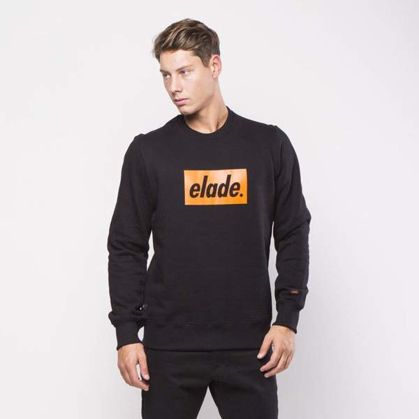 Elade Crewneck Box Logo black | Bludshop.com