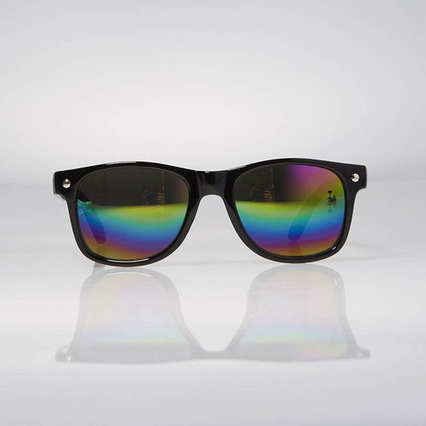 Glassy Sunhaters Sonnenbrille Leonard black colored mirror | Bludshop.com