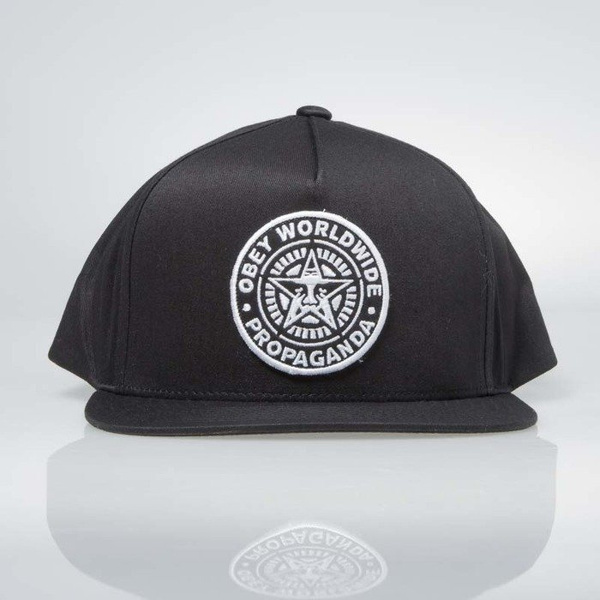 Obey Classic Patch Snapback Cap black | Bludshop.com