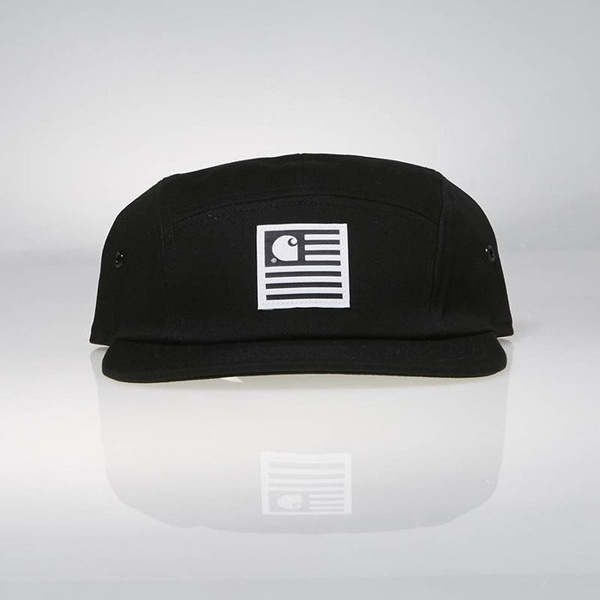 Carhartt WIP State Starter Cap 5panel black / white | Bludshop.com