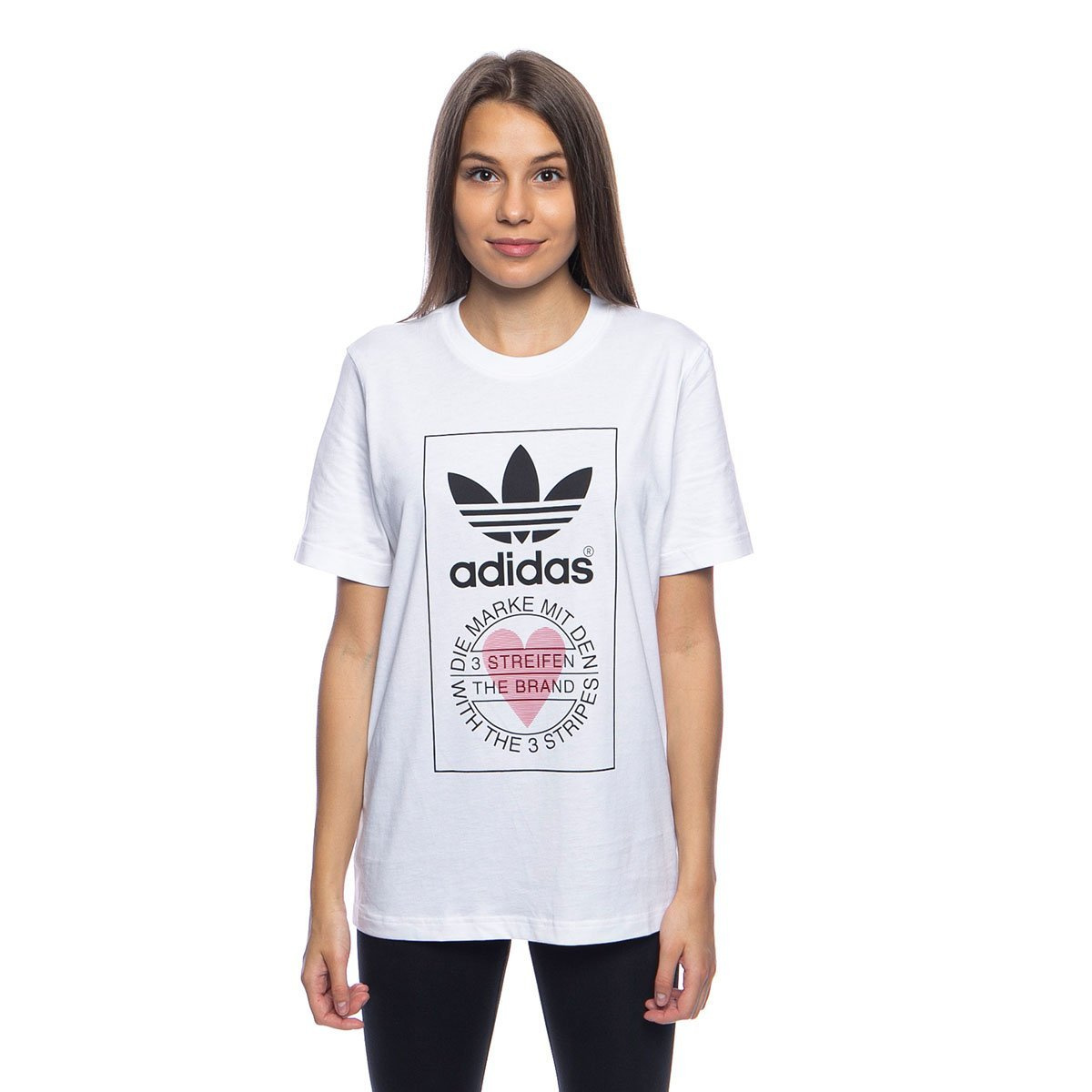 Adidas Originals WMNS Unisex Tee white | Bludshop.com