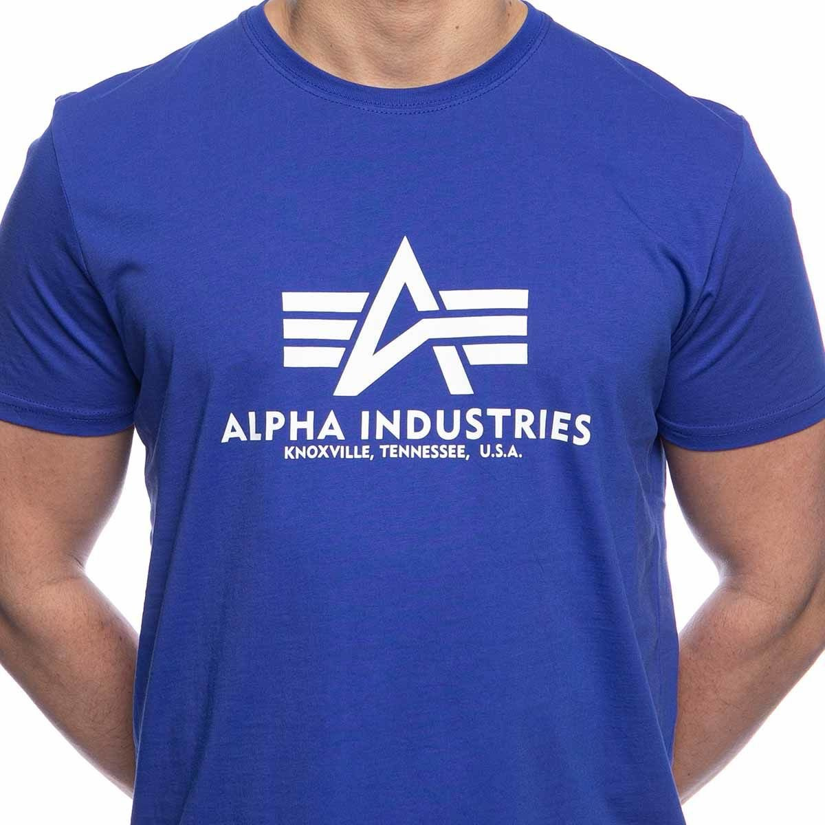 Alpha Industries Basic T-shirt nautical blue | Bludshop.com