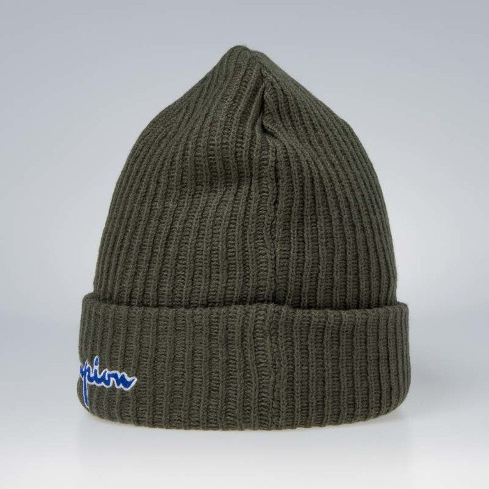 Champion Big Logo Beanie forest green | Bludshop.com