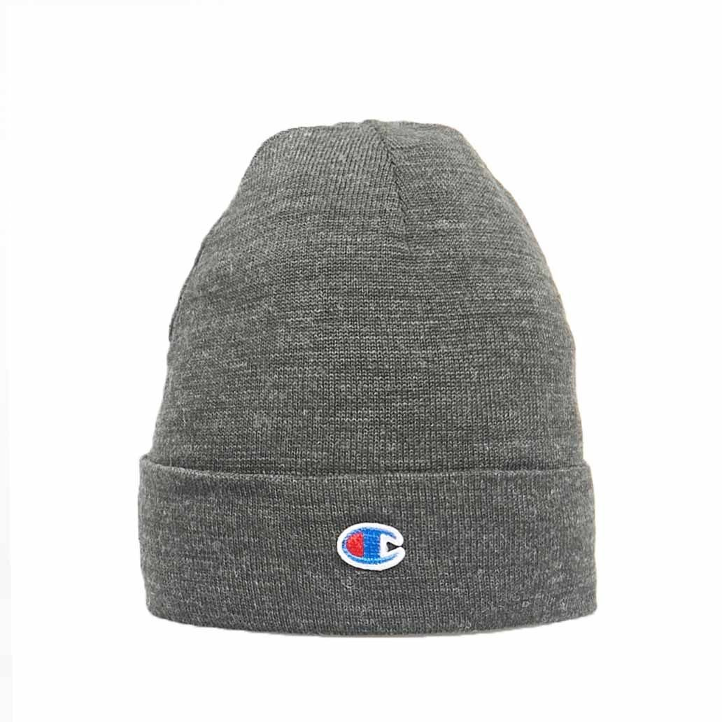 Champion C Logo Beanie dark grey heather | Bludshop.com