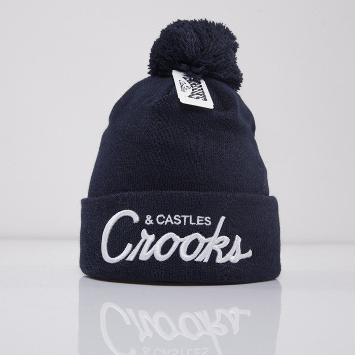 Crooks and Castle winter cap Team Crooks navy | Bludshop.com