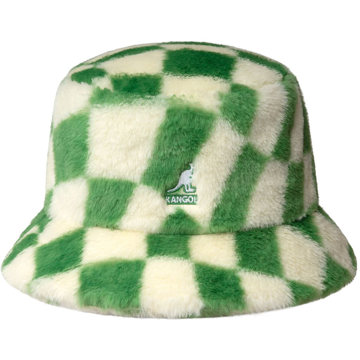 Kangol Faux Fur Bucket green | Bludshop.com