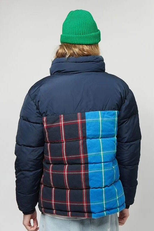 Karl Kani Retro Block Heavy Flannel Puffer Jacket multicolor | Bludshop.com