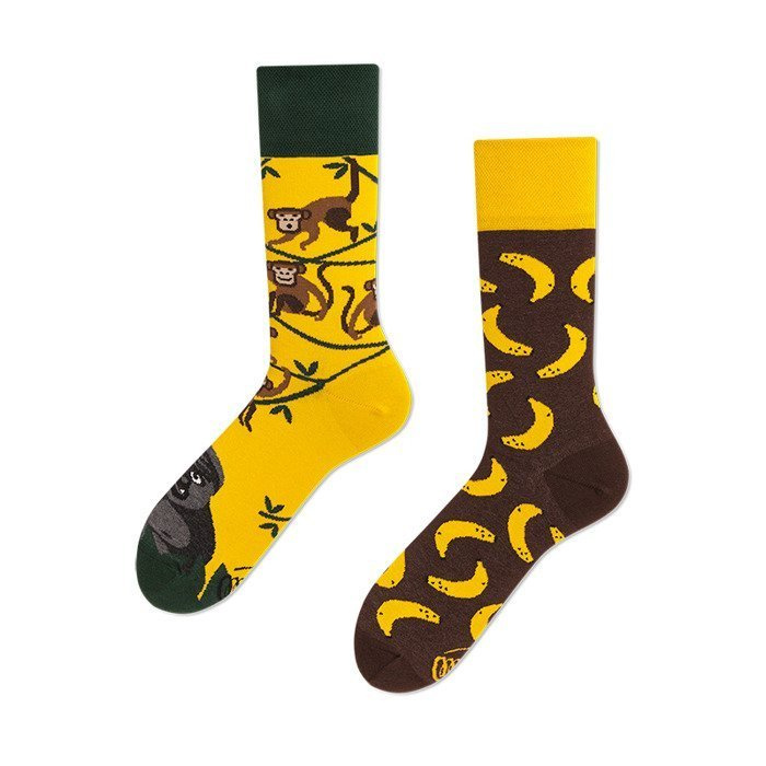Many Mornings Socks Monkey Business | Bludshop.com