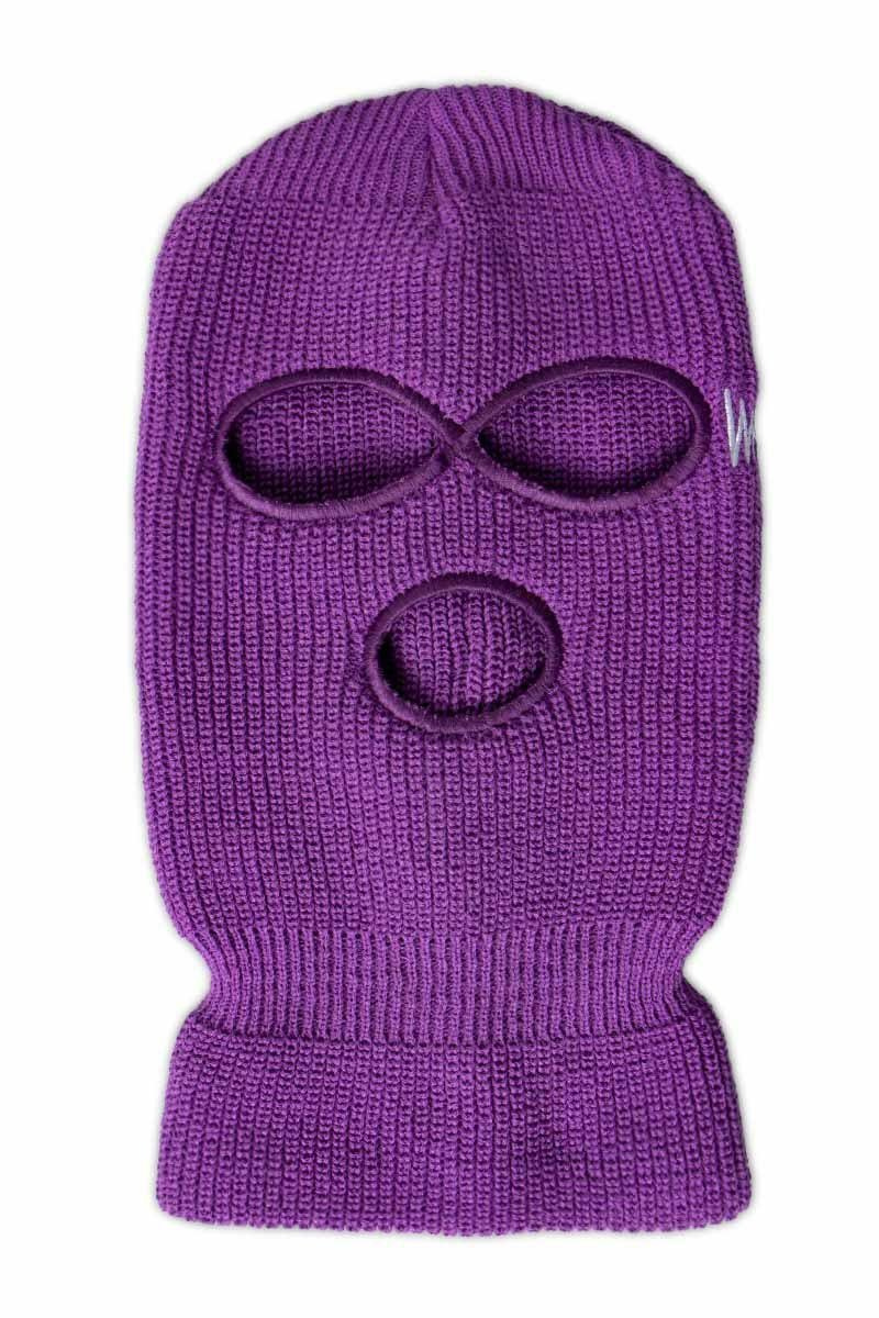 Mass Denim Balaclava Signature purple | Bludshop.com
