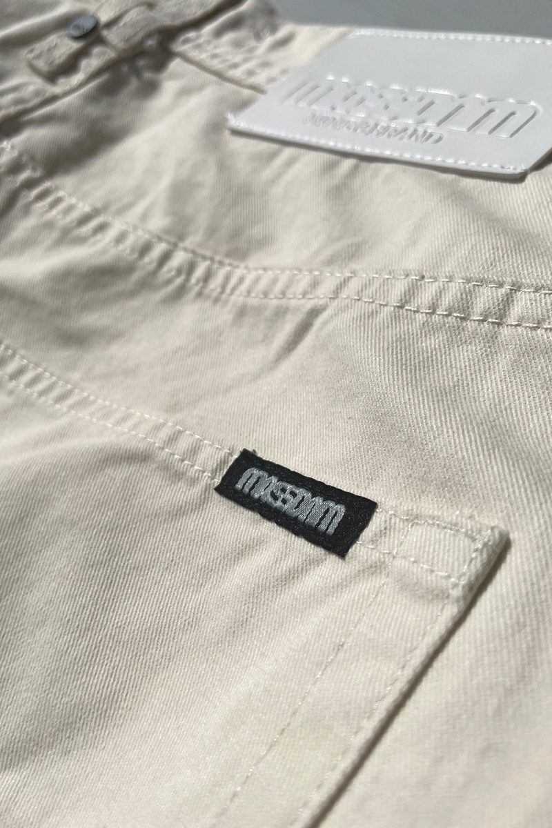 Mass Denim Pants Slang Baggy Fit off white | Bludshop.com