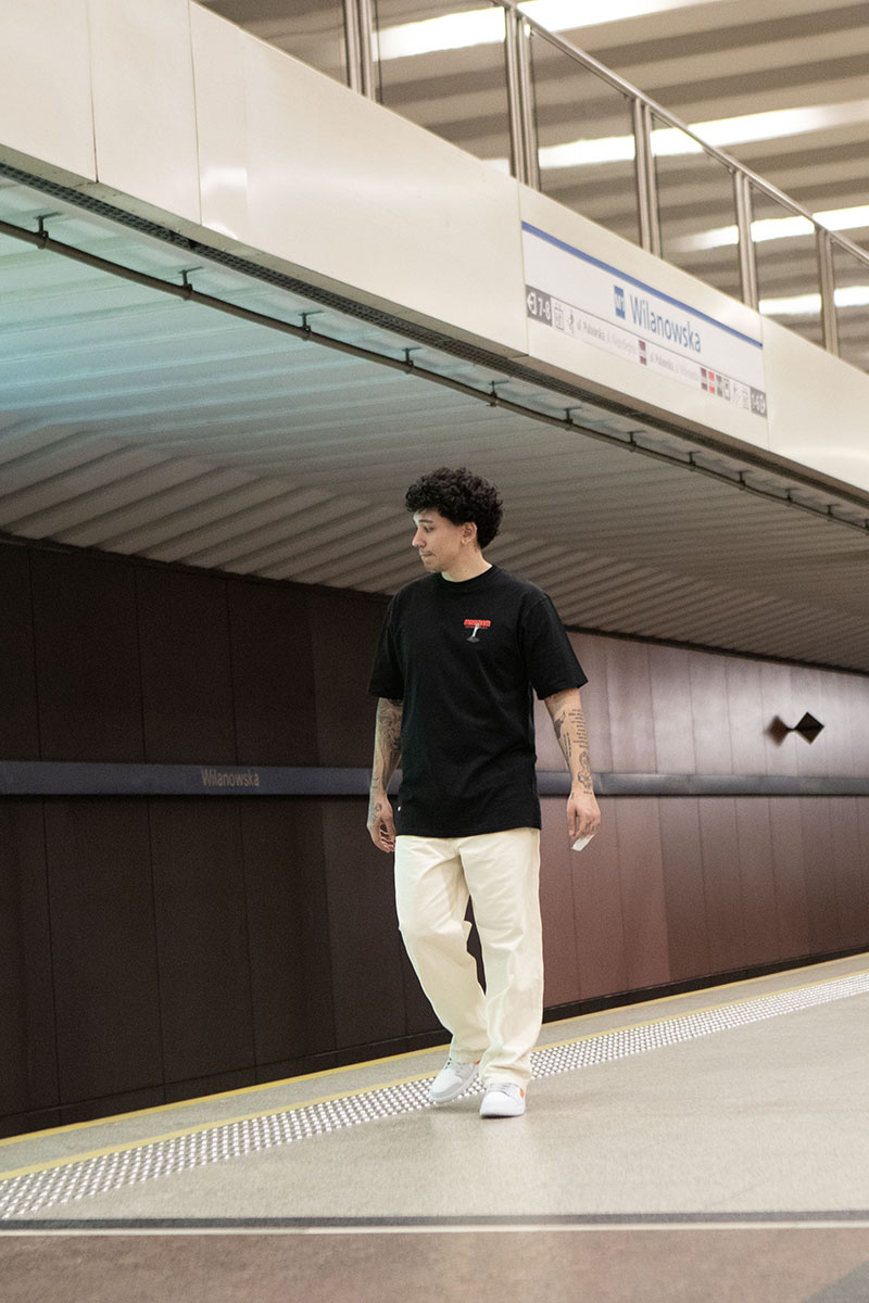 Mass Denim Pants Slang Baggy Fit off white | Bludshop.com