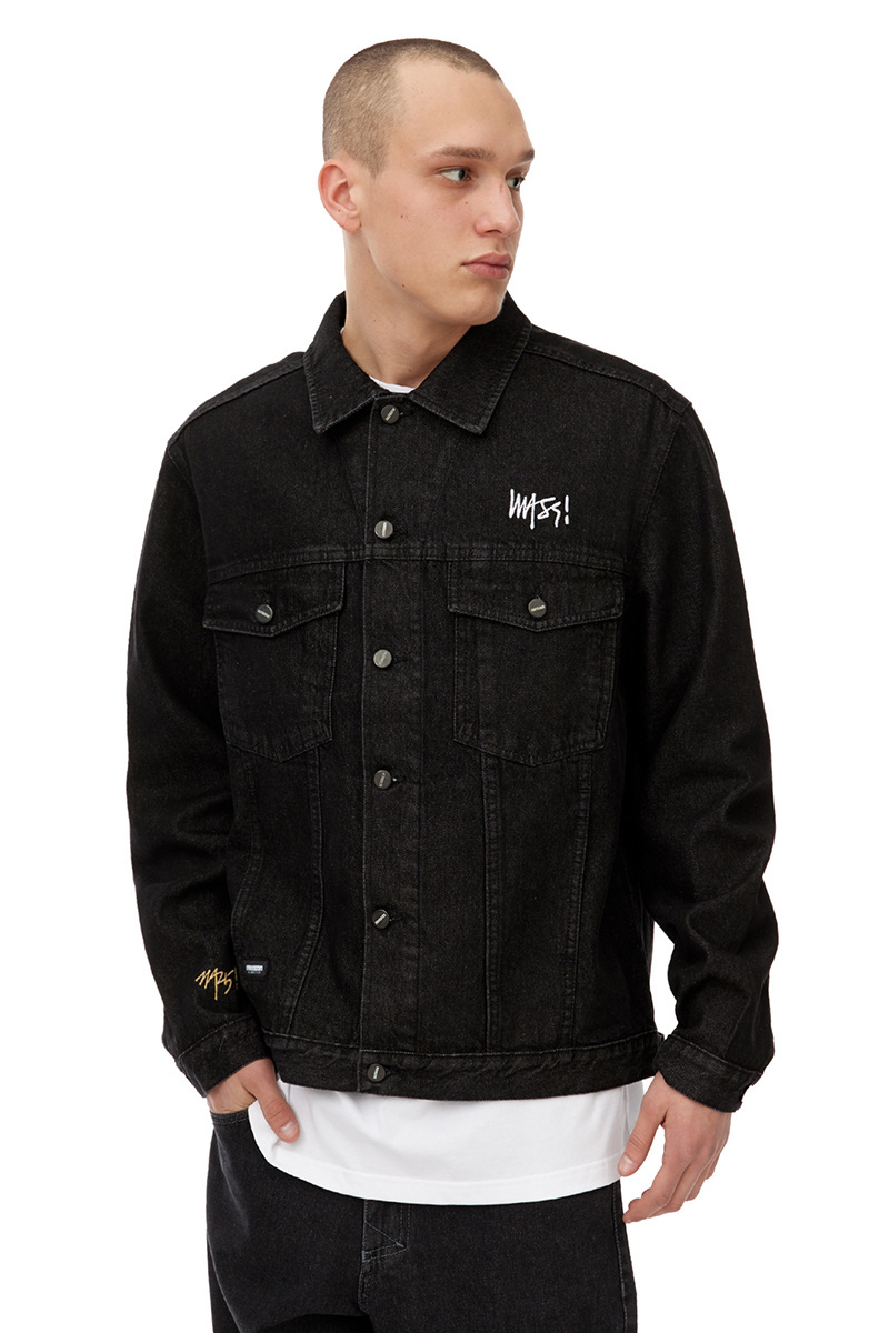 Mass Denim Signature Denim Jacket black | Bludshop.com
