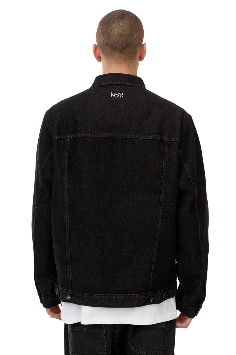 Mass Denim Signature Denim Jacket black | Bludshop.com