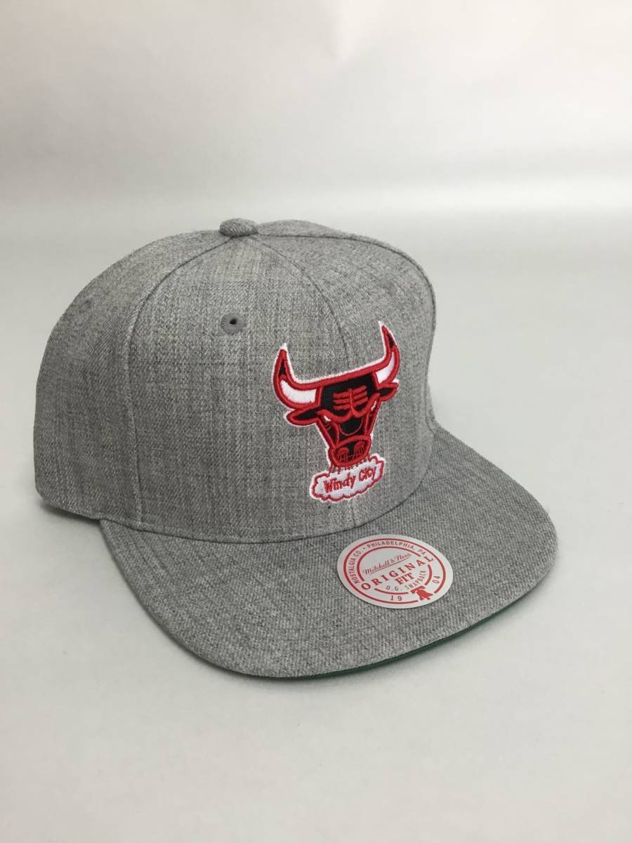 Mitchell & Ness snapback Chicago Bulls Team Heather 2.0 Snapback grey ...