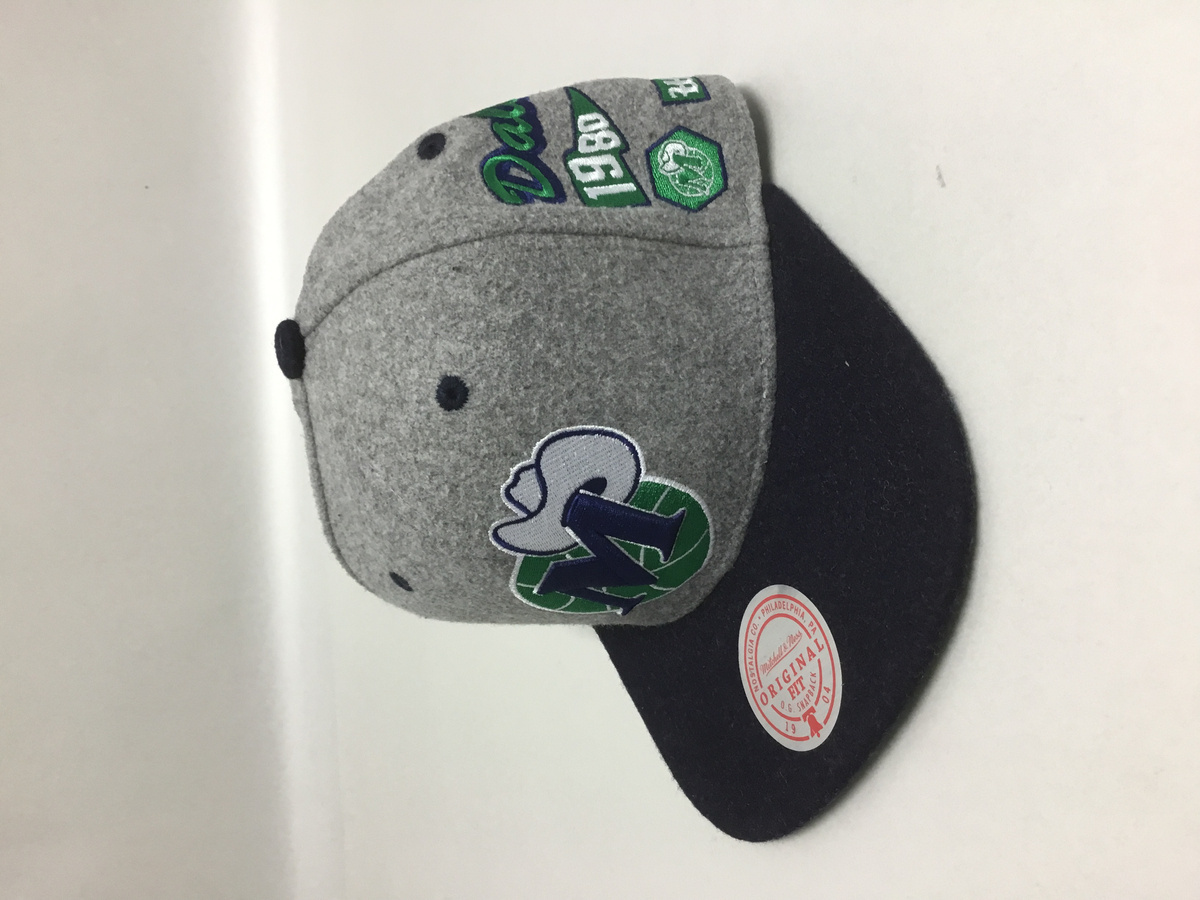 Mitchell & Ness snapback Dallas Mavericks Melton Patch Snapback grey ...