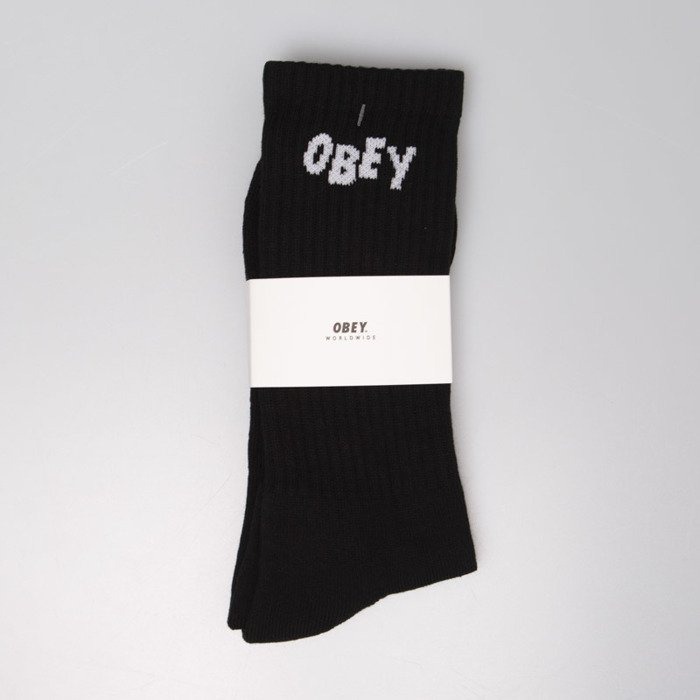 Obey Jumbled Socks black | Bludshop.com