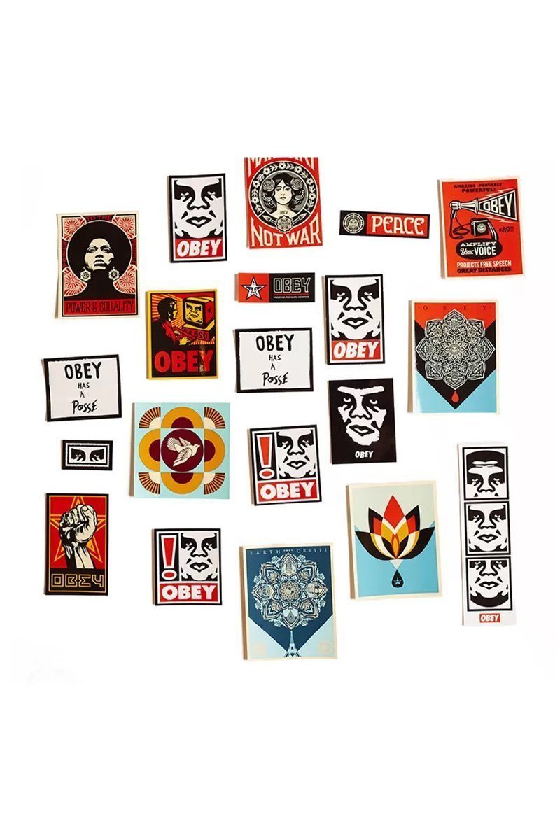 Obey Sticker Pack 5 Assorted | Bludshop.com