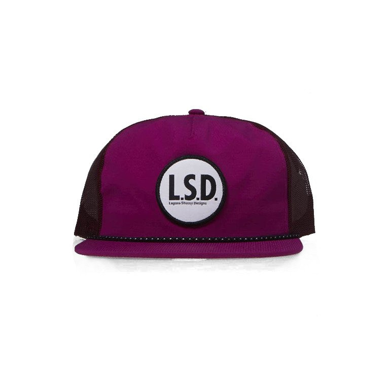 Stussy snapback Nylon LSD Trucker Cap pink | Bludshop.com