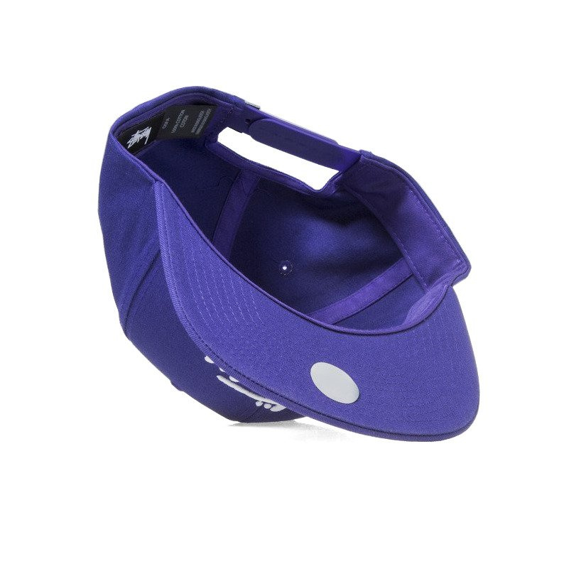 Stussy snapback cap Stock purple | Bludshop.com