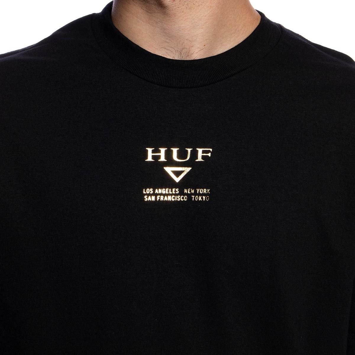 T-shirt HUF Hufex S/S Tee black | Bludshop.com