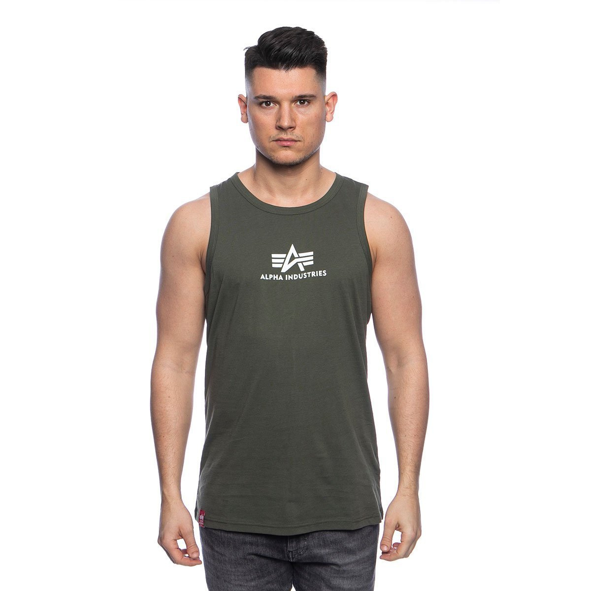 Tank Top Alpha Industries Basic Tank dark olive | Bludshop.com