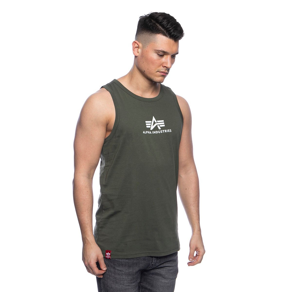 Tank Top Alpha Industries Basic Tank dark olive | Bludshop.com