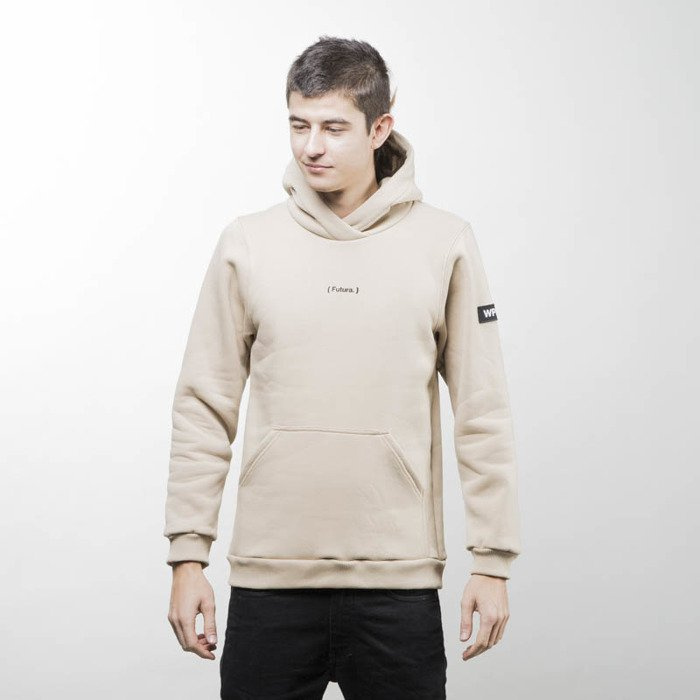 We Peace It Hoodie Futura sand | Bludshop.com