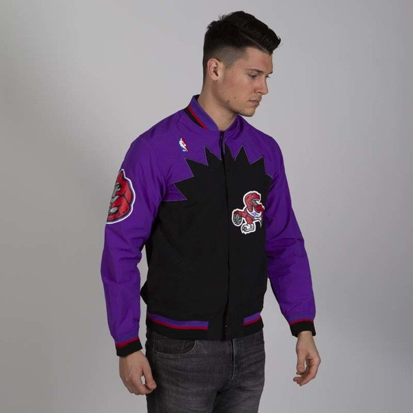 Mitchell & Ness jacket Toronto Raptors purple/black NBA Authentic Warm ...