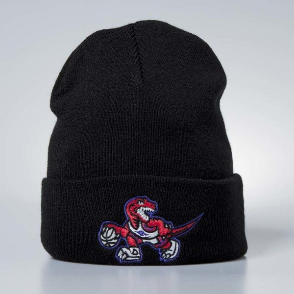 Mitchell & Ness winter beanie Toronto Raptors black Team Logo Cuff ...
