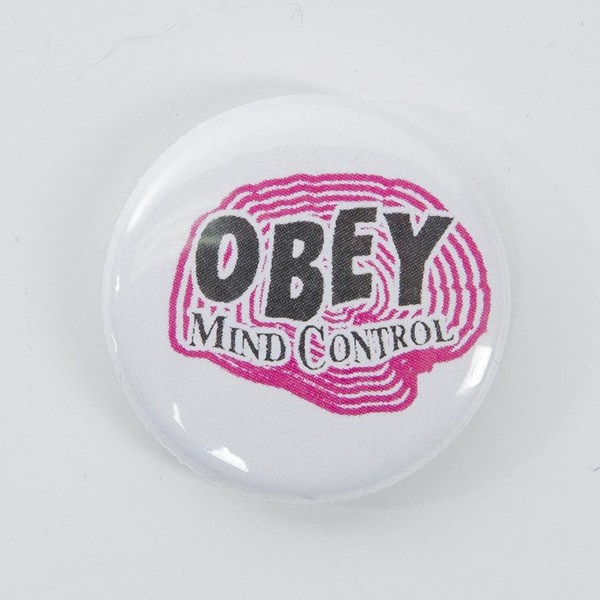 Obey Mind Control Pin | Bludshop.com
