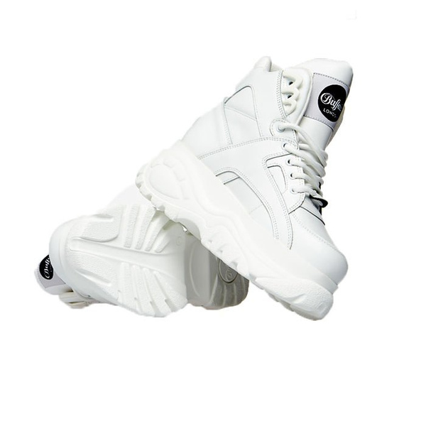 Shoes Buffalo London Soft Leather Blanco white (1340-14) | Bludshop.com