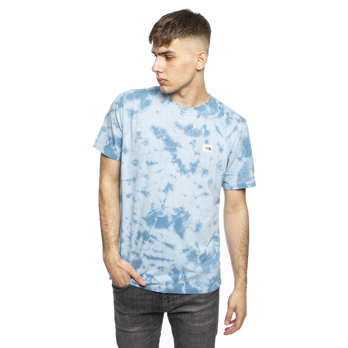 T-shirt The North Face M Tie Dye Tonel Tee monterey blue wash ...