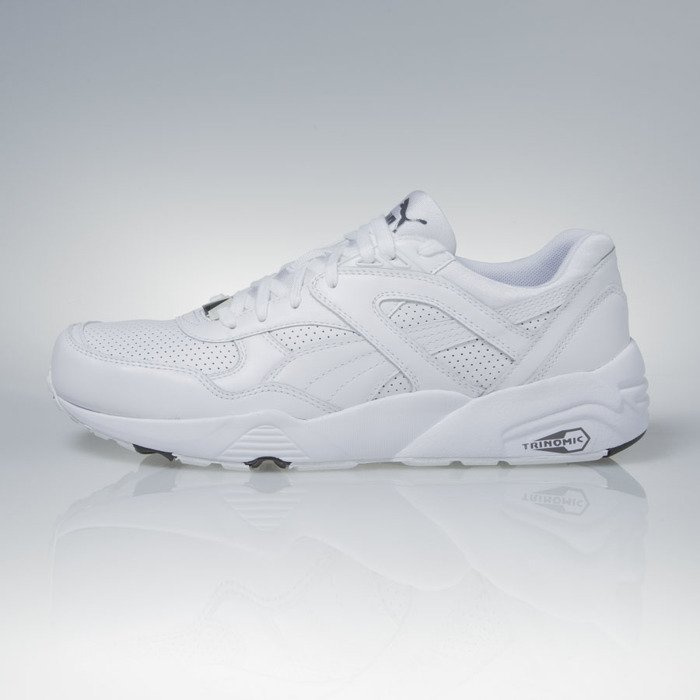 Puma R698 Core Leather white / steel gray (360601-01) | Bludshop.com