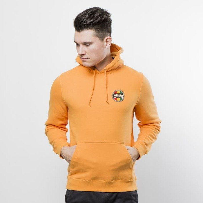 Stussy Sweatshirt Reggae Dot Hood apricot | Bludshop.com