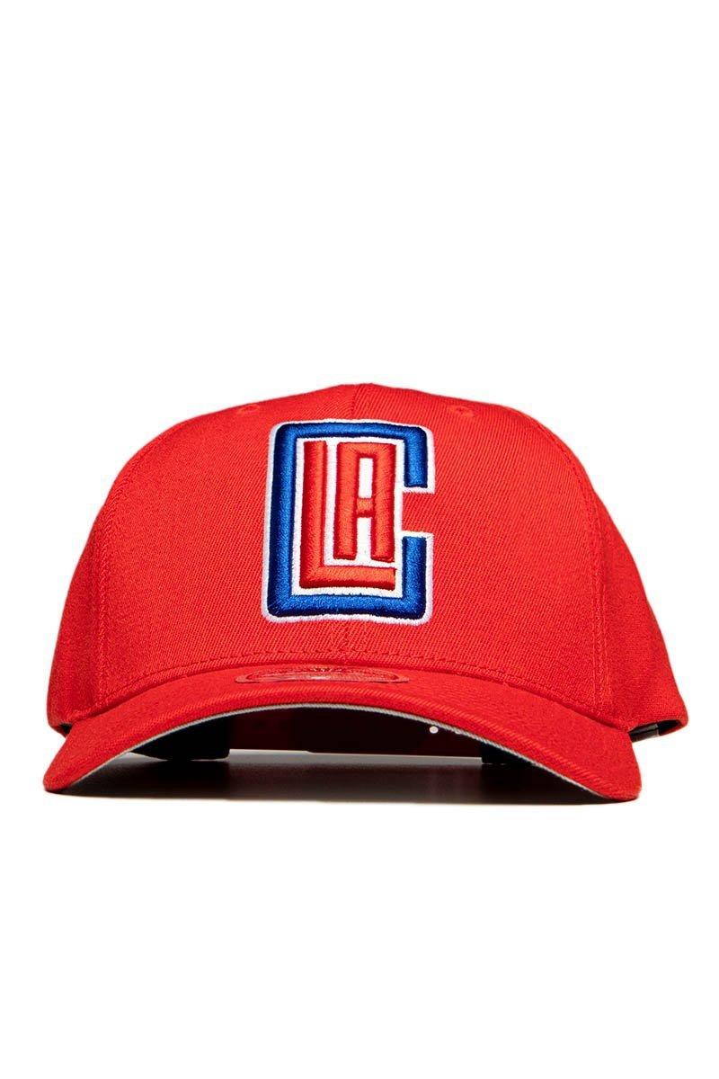 Mitchell & Ness snapback Los Angeles Clippers red Team Ground Redline ...