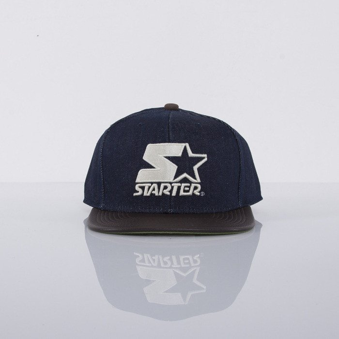Starter cap snapback Harvard denim ST417 | Bludshop.com