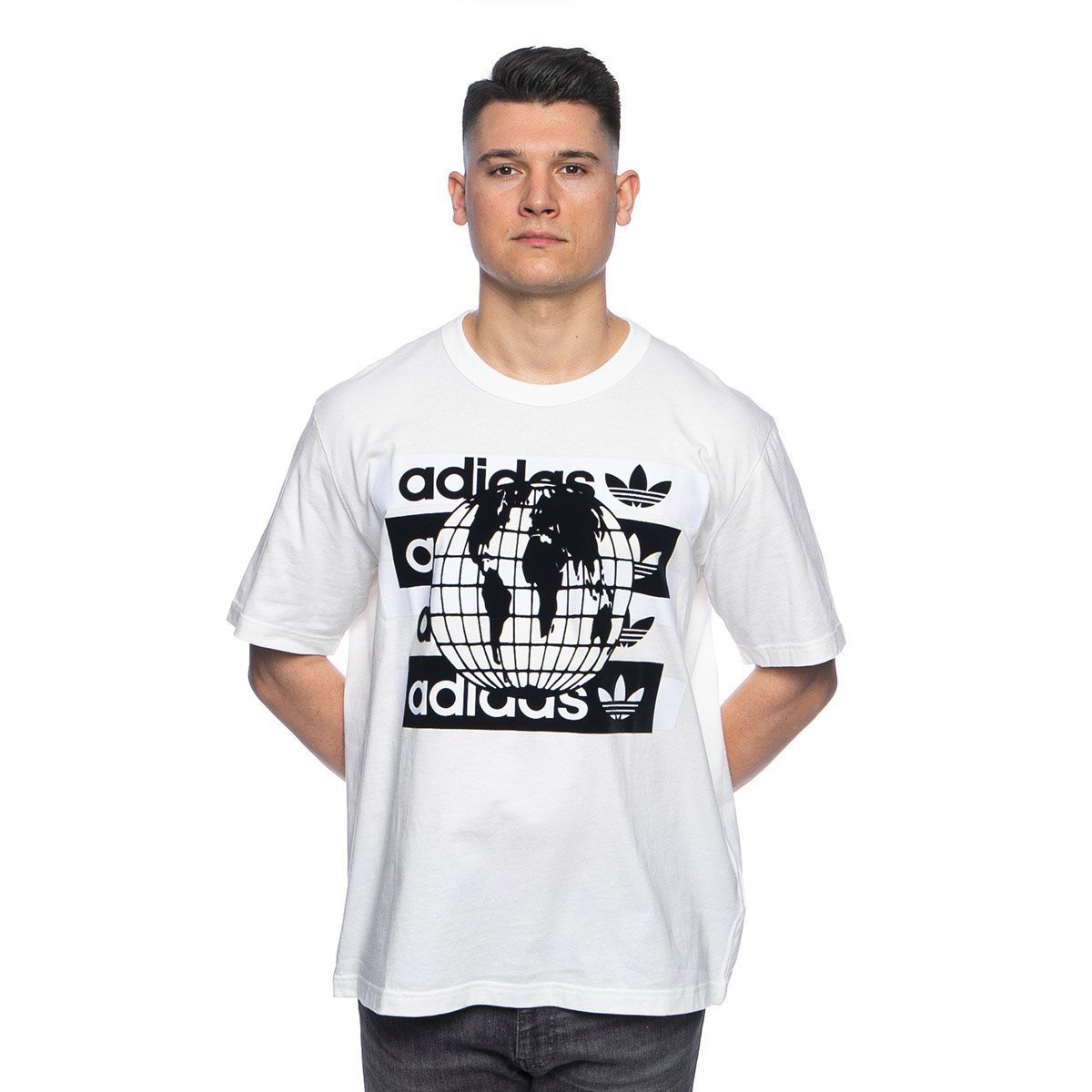 T-shirt Adidas Originals Message LG Tee core white | Bludshop.com