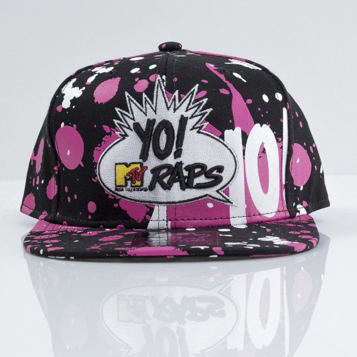 Starter cap snapback MTV Yo ! Raps black / pink (MT-094) | Bludshop.com
