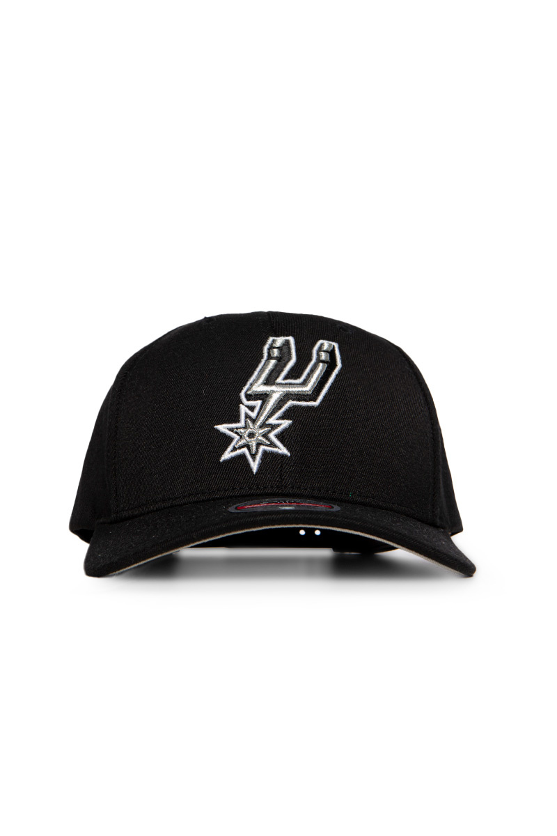 Mitchell & Ness snapback San Antonio Spurs black Team Ground Redline ...