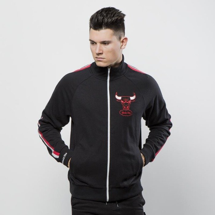 Kurtka Mitchell & Ness Jacket Chicago Bulls black Division Champs ...