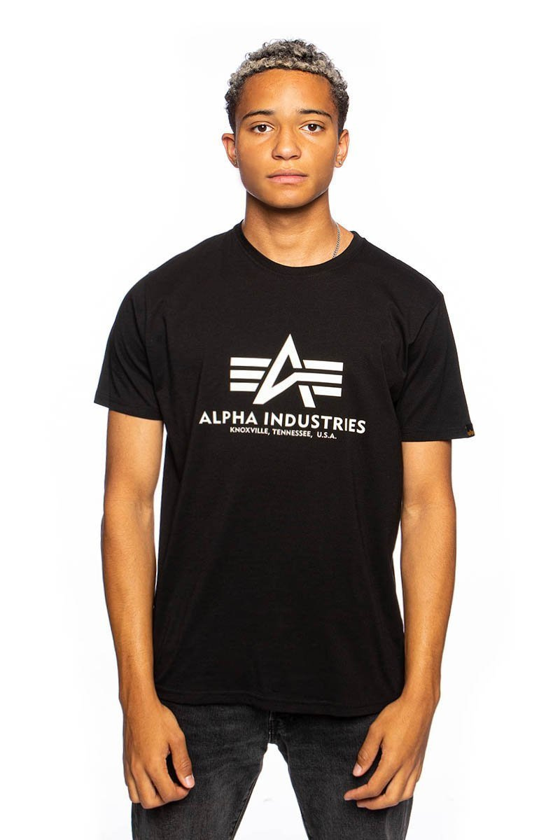 Koszulka Alpha Industries Basic T Kryptonite czarna Bludshop.com - sklep online