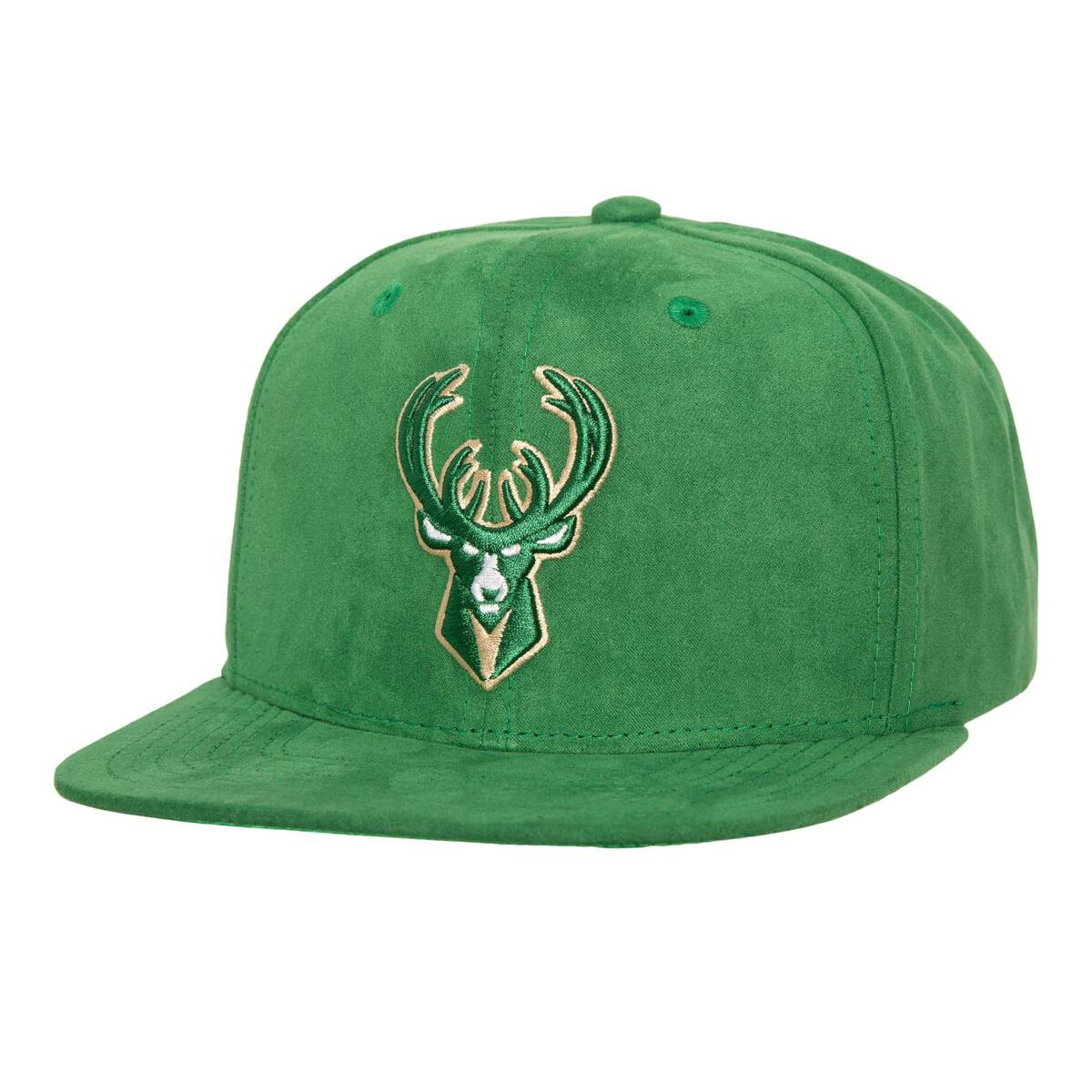 Mitchell & Ness snapback Milwaukee Bucks Sweet Suede Snapback green ...