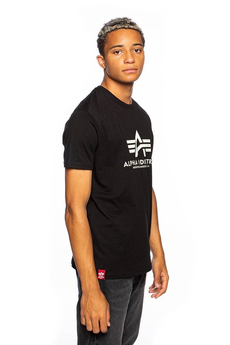Koszulka Alpha Industries Basic T Kryptonite czarna Bludshop.com - sklep online