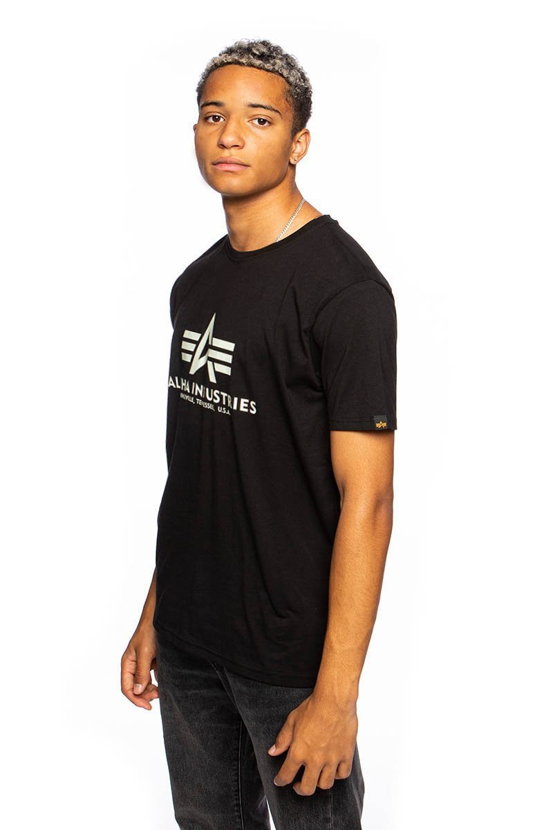Koszulka Alpha Industries Basic T Kryptonite czarna Bludshop.com - sklep online