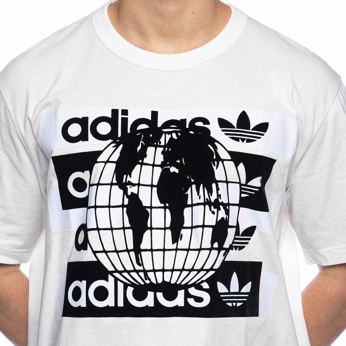 T-shirt Adidas Originals Message LG Tee core white | Bludshop.com